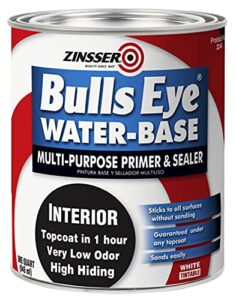 zinsser 2244 bulls eye wb primer sealer, quart, white, 32 fl oz