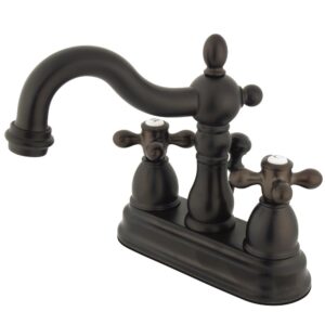 elements of design new orleans eb1605ax centerset lavatory faucet with retail pop-up, 4-inch, oil rubbed bronze