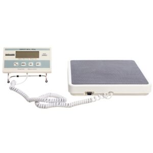 health o meter 349klx digital scale, remote display, capacity 400 lb, resolution 0.2 lb, 12-1/2" x 12" x 1-7/8" platform