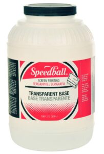 speedball fabric and acrylic transparent base 1 gallon