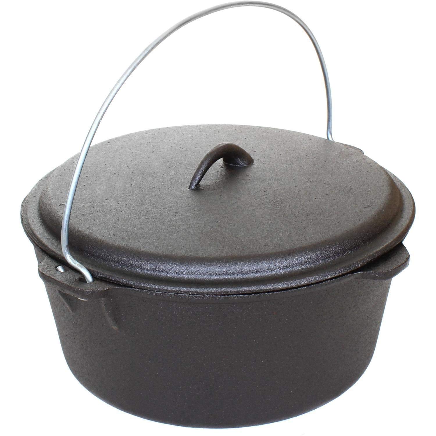 Cajun Classic 9-Quart Seasoned Cast Iron Dutch Oven - GL10488S