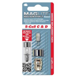 maglite replacement lamp for 5-cell c & d flashlight, 1 pk