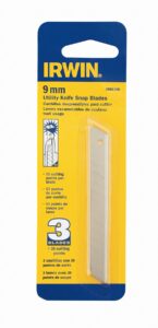 irwin 2086300 3 pack snap blades 9mm