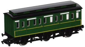 bachmann trains - thomas & friends emily's brake coach - ho scale , green