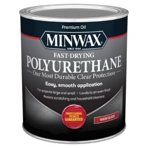 minwax 63000 fast drying polyurethane clear gloss, quart