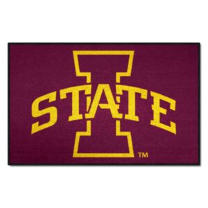 fanmats - 11 ncaa iowa state university cyclones nylon face starter rug , 19"x30"