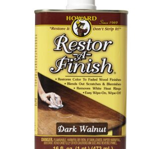 HOWARD RF6016 Restor-A-Finish, 16 oz, Dark Walnut