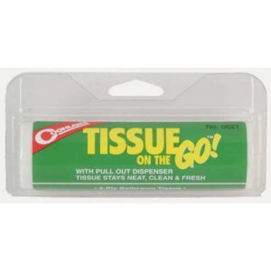 coghlans tissue on the go - single pack dispenser