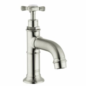 hansgrohe 16530821 montreux single cross handle lavatory faucet, brushed nickel