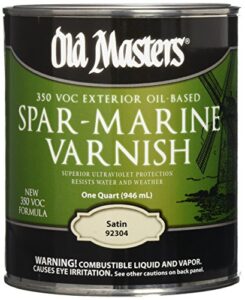 old masters 92304 spar marine varnish, satin