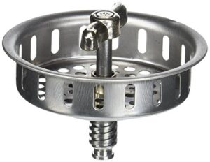 plumb pak pp820-34 plumpak replacement basket strainer with twist n lock post, stainless steel, one size, steel