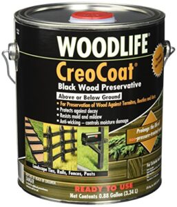 rust-oleum 14436 creocoat black wood-gallon