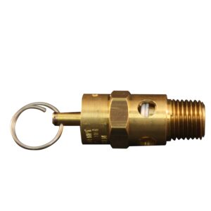 milton s-1090-150 1/4" mnpt asme safety valve - 150 psi pop off pressure