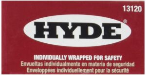 hyde tools 13120 single edge razor blade 5 per box