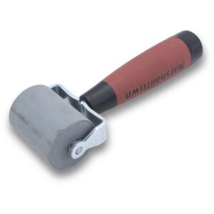 marshalltown paint and wallcovering seam roller, 2 inch flat solid rubber installation tool, made in the usa, e54d