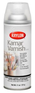 11 oz krylon 1312 kamar varnish clear acrylic varnish