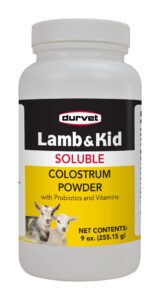 durvet 698307 colostrum powder for lamb & kid, 9 oz