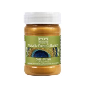 6 oz modern masters me659 olympic gold metallic paint collection, satin water-based decorative metallic paint