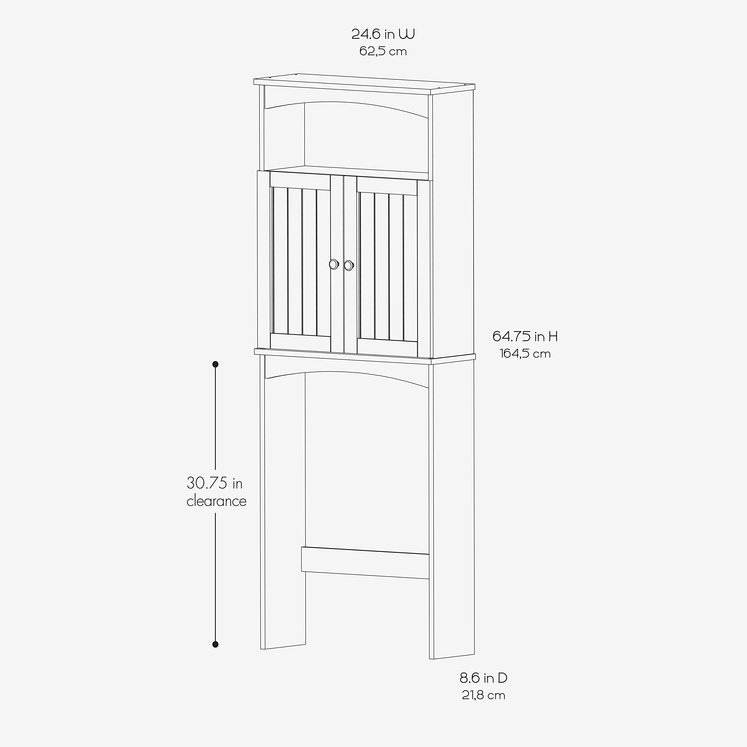 Zenna Home Toilet Bathroom Spacesaver