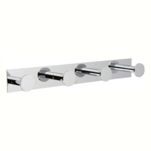 ginger 2810q/pc surface quadruple robe bath towel hook, polished chrome