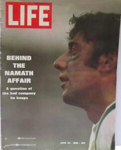 life magazine - june 20, 1969 -- cover: joe namath