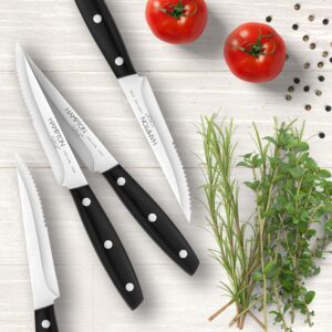 Hampton Forge Mirage–4PieceSteak KnifeSet–Black