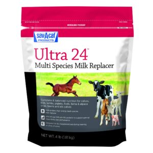 milk products grade a ultra 24 milk replacer, 4-pound