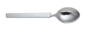 alessi "dry" 5-3/4-inch tea spoon with satin handle, set of 6