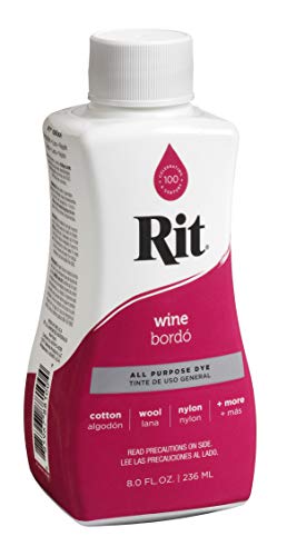 Rit All-Purpose Liquid Dye, Wine 8 Fl Oz