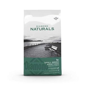 diamond naturals small breed dog real lamb recipe premium dry dog food, 18 lb