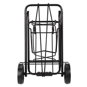 BUNDOK BD-332K Folding Carry Cart with Elastic Cord, Size L, Load Capacity 110.2 lbs (50 kg)