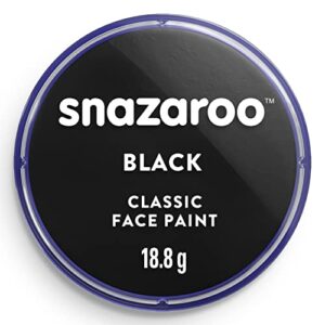 snazaroo classic face and body paint, 18.8g (0.66-oz) pot, black