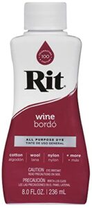 rit all-purpose liquid dye, wine 8 fl oz