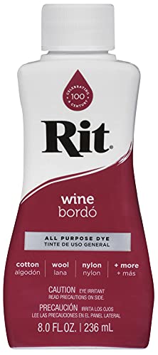 Rit All-Purpose Liquid Dye, Wine 8 Fl Oz