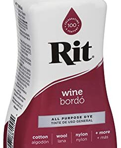 Rit All-Purpose Liquid Dye, Wine 8 Fl Oz