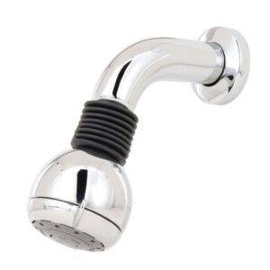 la toscana 50cr753 shower head with arm and flange, chrome