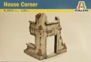 italeri 6413s: 1:35 house corner - diorama accessory