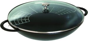 staub usa fba_1313923 woks, 37 cm, matte black