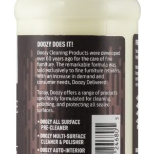 Doozy 16 oz Furniture & Cabinet Polish for All Wood & Metal, Leather & Glass - Oak, Teak, Dark & Light Wood - Best to Clean, Restore, Protect, Shine & Conceal Fine Surface Scratches