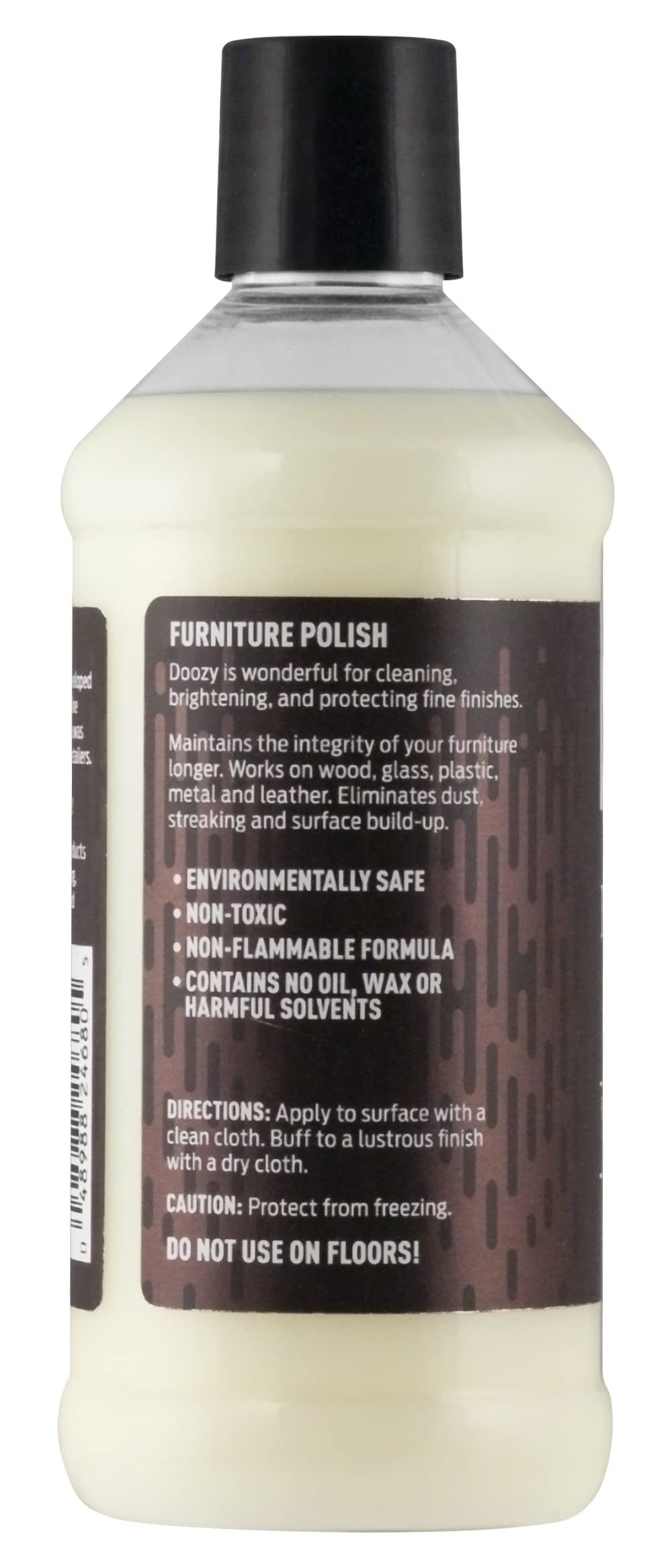 Doozy 16 oz Furniture & Cabinet Polish for All Wood & Metal, Leather & Glass - Oak, Teak, Dark & Light Wood - Best to Clean, Restore, Protect, Shine & Conceal Fine Surface Scratches