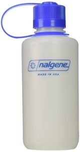 nalgene hdpe narrow mouth bpa-free water bottle, 32 oz , white