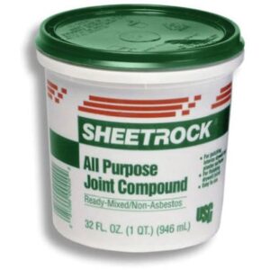 u s gypsum 380270072 u s gypsum 380270 quart ready-to-use joint compound, off-white, 1.75 pt