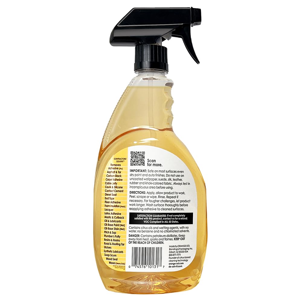 Orange-Sol De-Sovl-it Contractors Solvent 10131 32 OZ