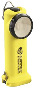 streamlight 90513 survivor 175-lumen rechargeable safety-rated firefighter right angle flashlight with ac/dc charging, yellow