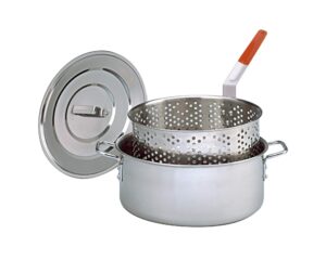 king kooker kk2s stainless steel deep fry pan with lid