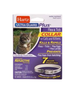 hartz ultraguard plus reflective flea & tick collar for cats and kittens