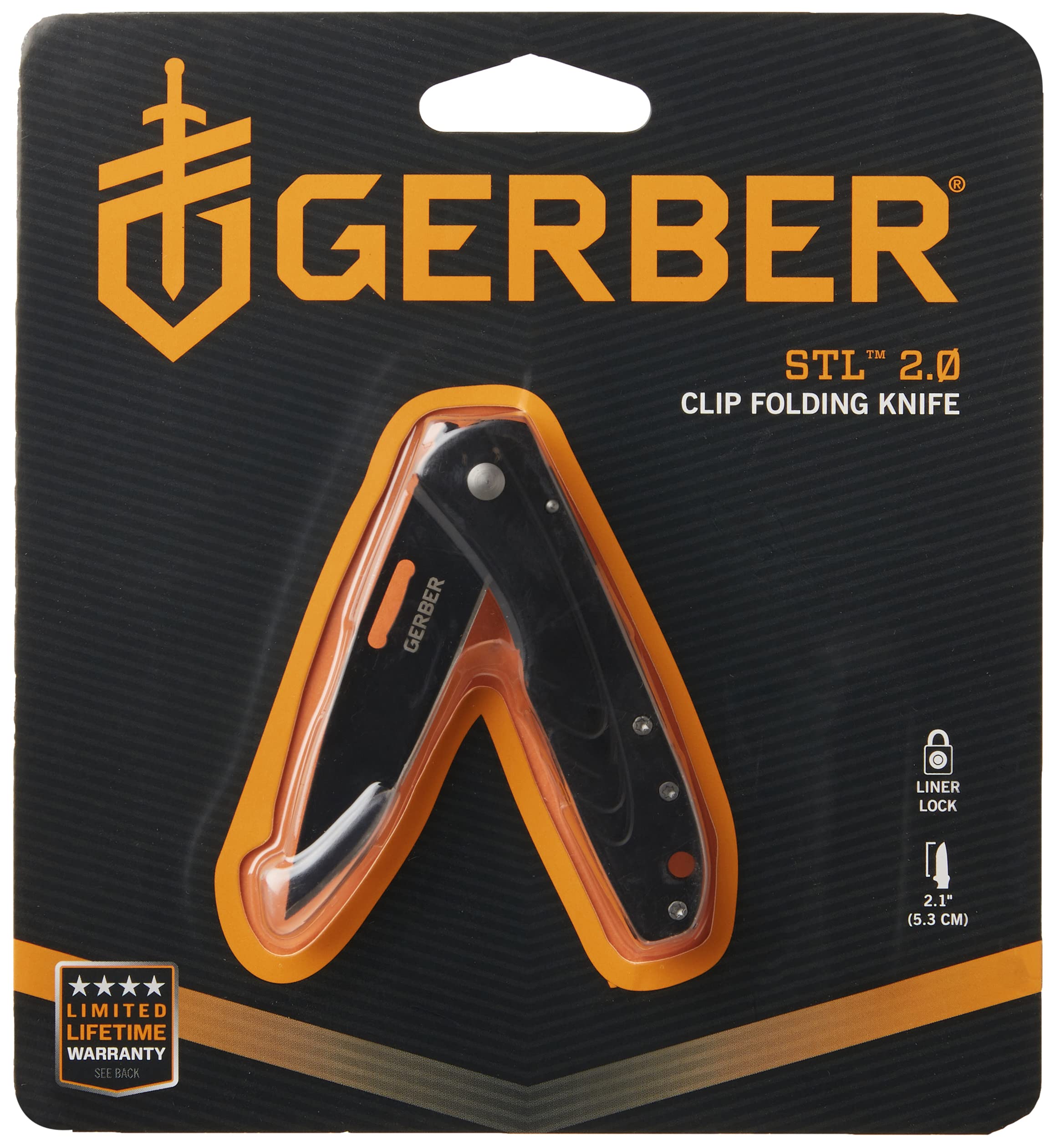 Gerber Gear STL 2.0 Knife [22-41122],Black