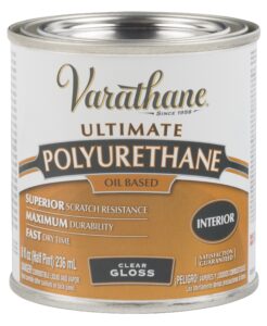 varathane 9061h oil-based ultimate polyurethane, half pint, gloss finish