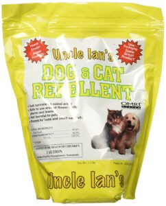 uncle ian's 100045830 organic dog and cat repellent 2.3lb, 2.3 lb, brown/a