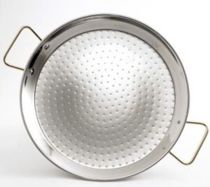 garcima stainless steel paella pan (15 inches/ 38 cm)